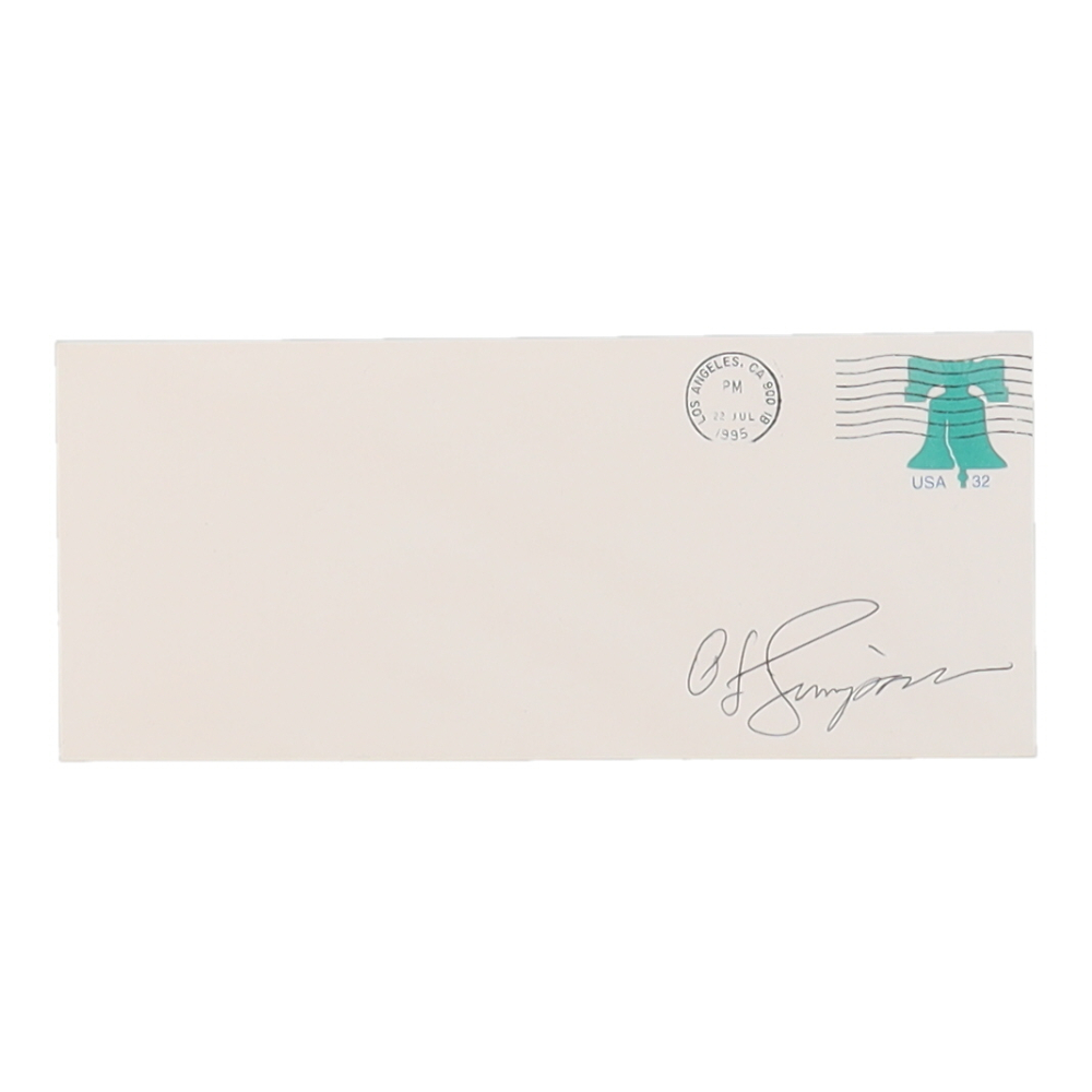 O. J. Simpson Signed Envelope (Beckett) | Pristine Auction