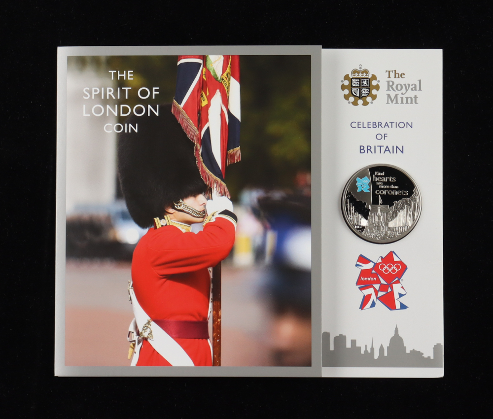 2010 Britain The Royal Mint The Spirit of London 5 Pound Base Proof ...