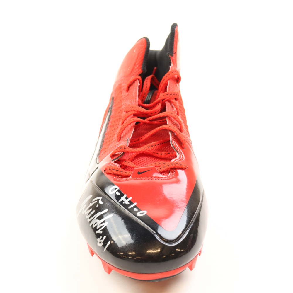 Justin Fields Signed Nike Football Cleat Inscribed "O-H-I-O" (Beckett ...