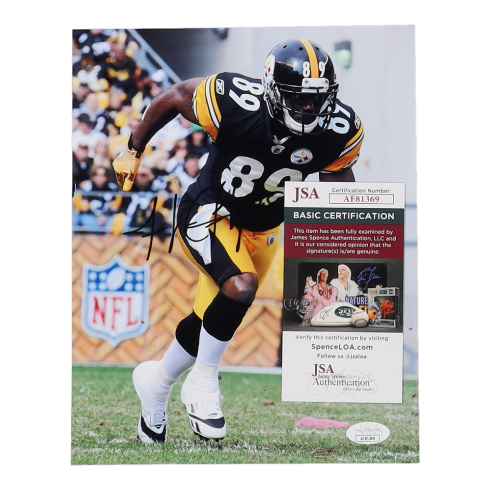Jerricho Cotchery Signed Steelers 8x10 Photo (JSA) | Pristine Auction