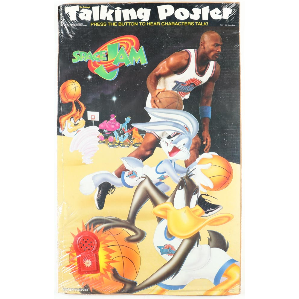 1996 "Talking" Space Jam 20x32 Poster | Pristine Auction