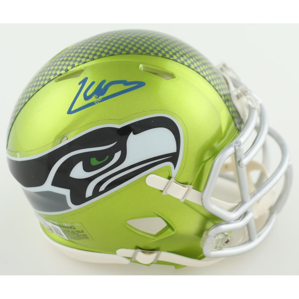 Kenneth Walker III Signed Seahawks Flash Alternate Speed Mini Helmet ...