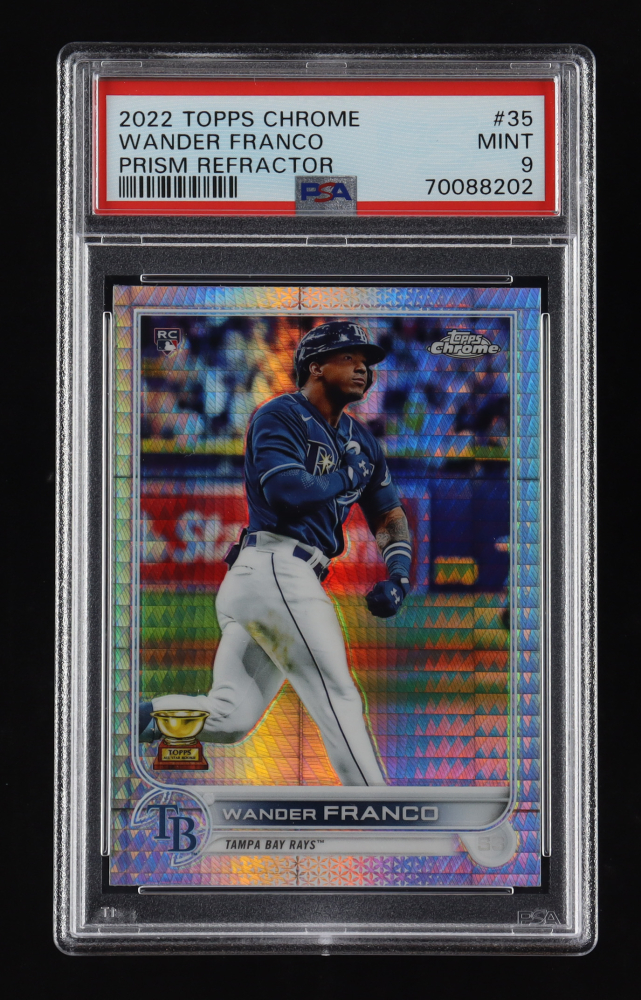 Wander Franco 2022 Topps Chrome Prism Refractors #35 RC (PSA 9 ...