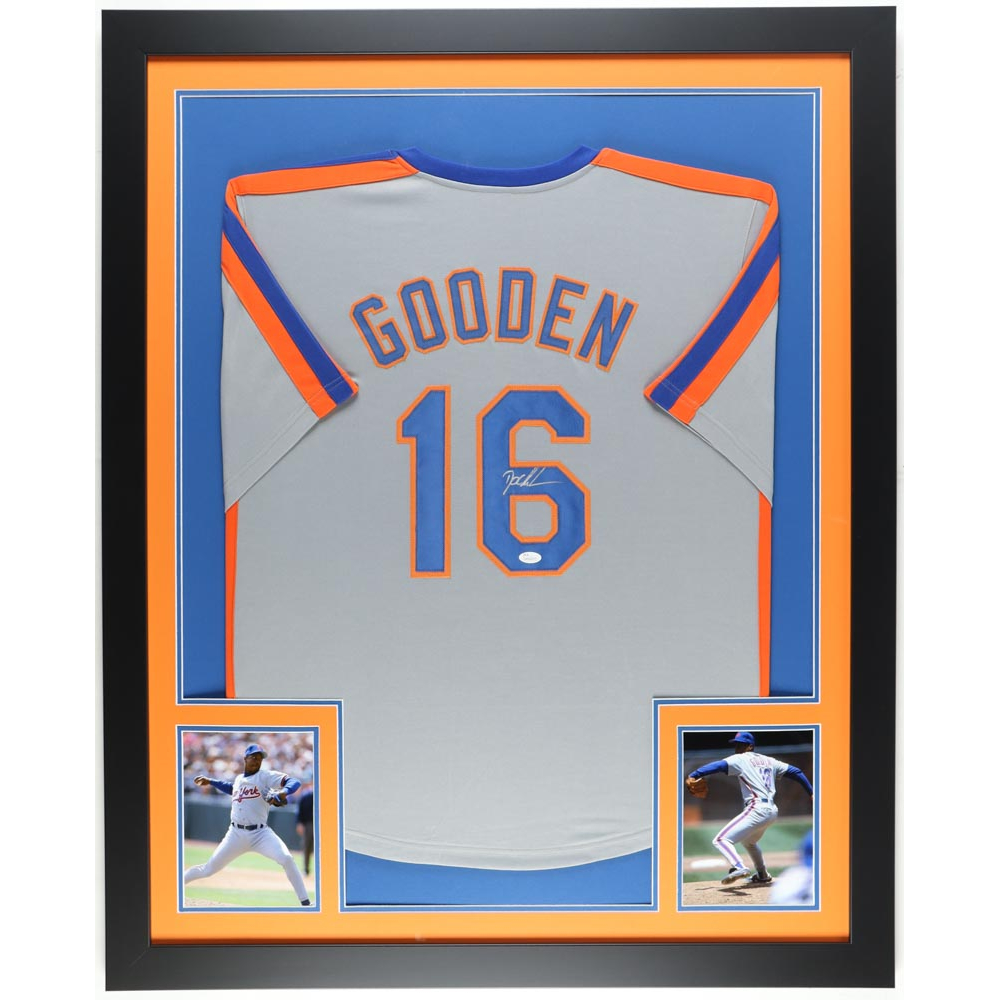 Dwight "Doc" Gooden Signed Custom Framed Jersey Display (JSA ...