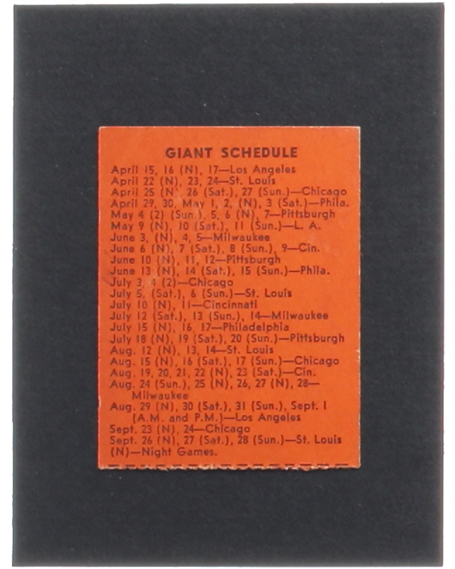 Bobby Thomson Custom Trading Card | Pristine Auction