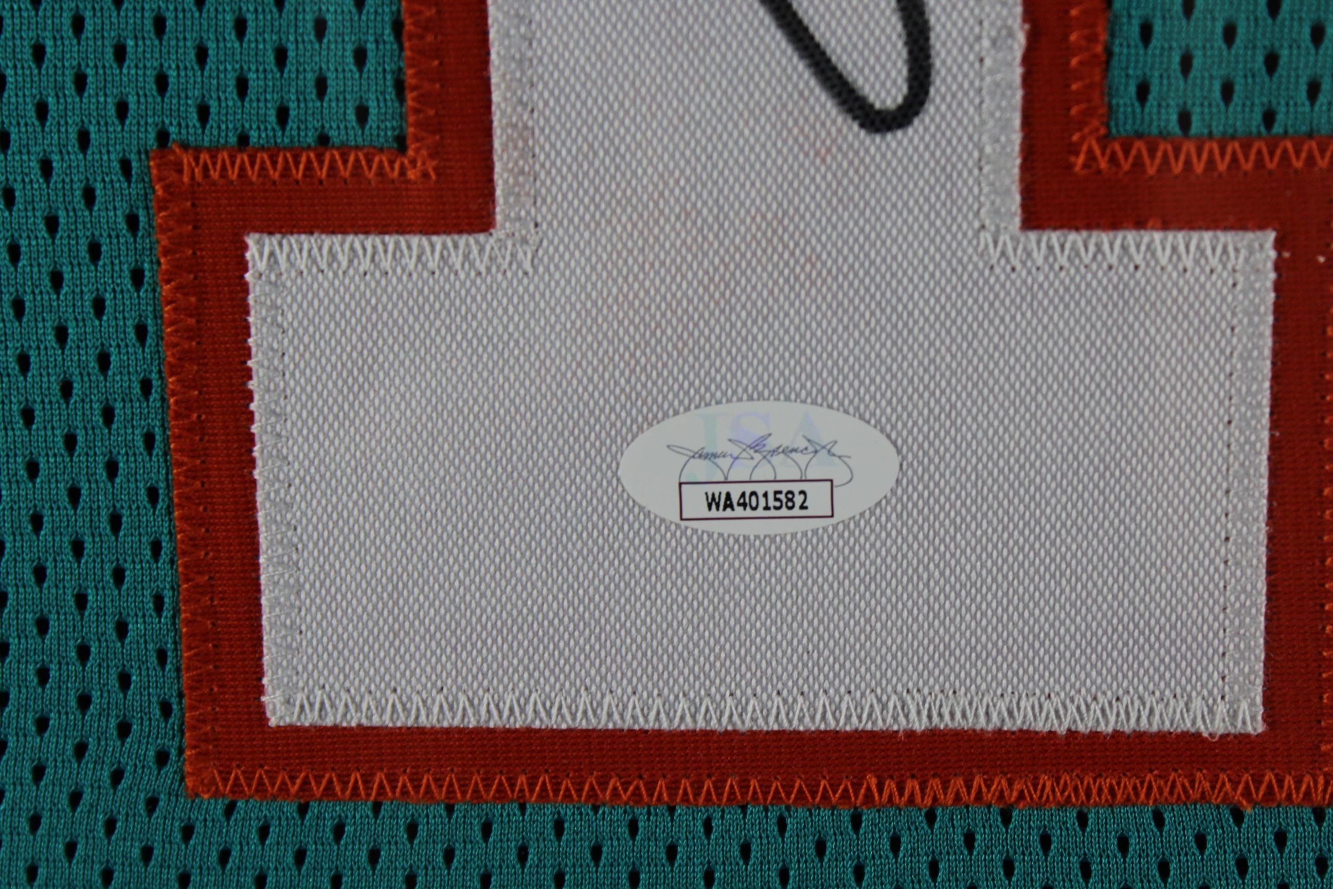 Dan Marino Signed 35x43 Custom Framed Jersey Display (JSA) | Pristine ...