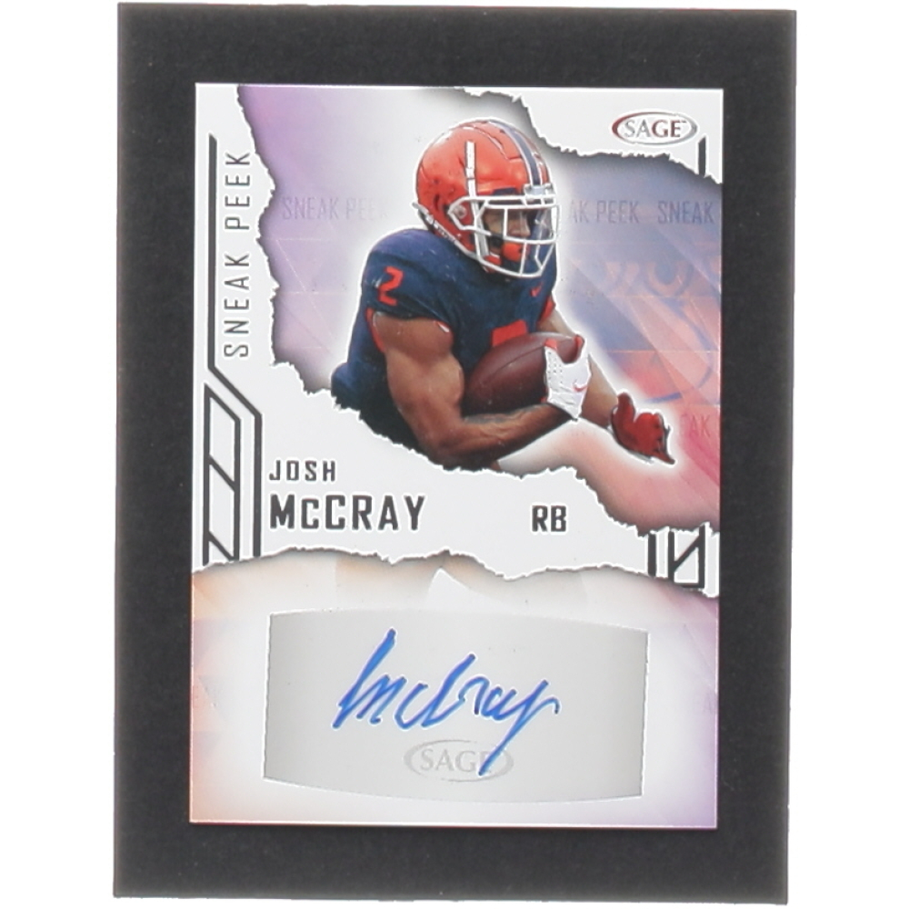 Josh McCray 2023 SAGE HIT Sneak Peek Autographs #SPAJM RC | Pristine ...