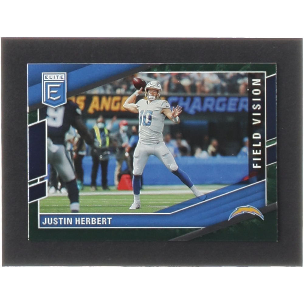 Justin Herbert 2022 Elite Field Vision Green #2 | Pristine Auction