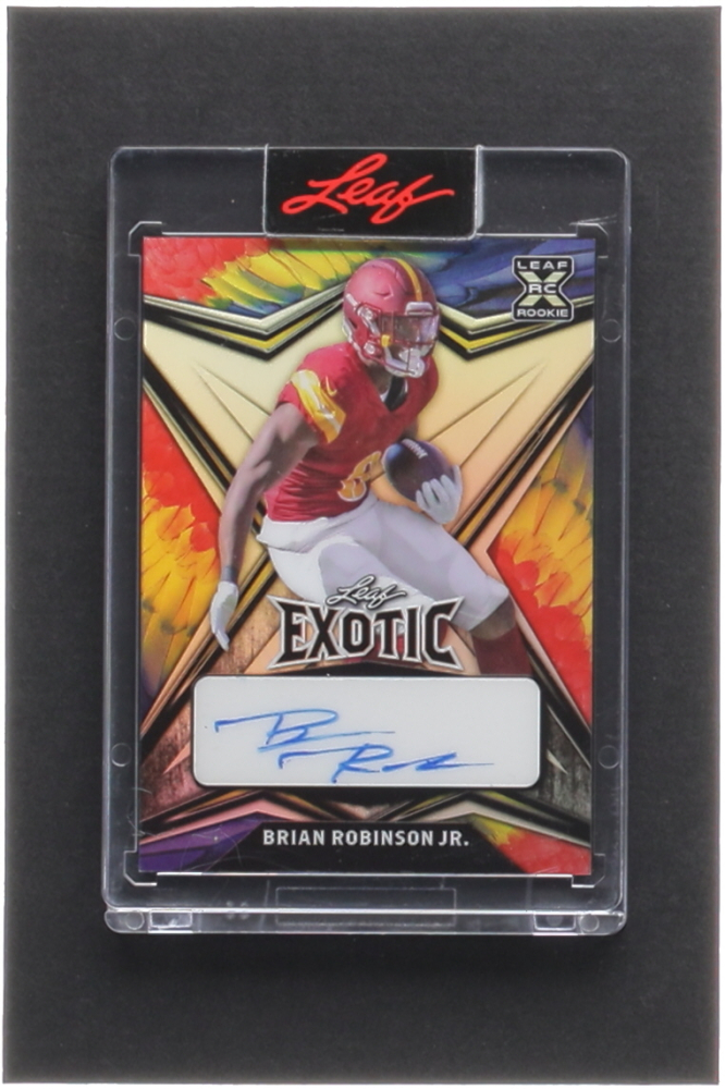 Brian Robinson Jr. 2022 Leaf Exotic Prismatic Parrot #BABRJ RC #2/7 ...