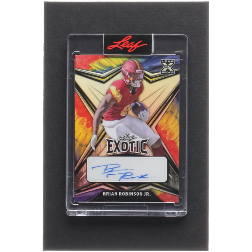 Brian Robinson Jr. 2022 Leaf Exotic Prismatic Parrot #BABRJ RC #2/7 ...