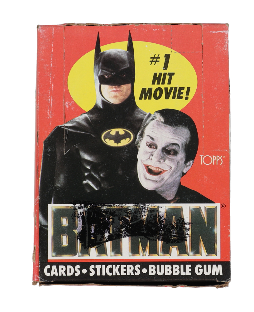 1989 Topps Batman Movie Wax Box with (36) Packs | Pristine Auction