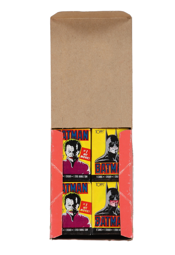 1989 Topps Batman Movie Wax Box with (36) Packs | Pristine Auction