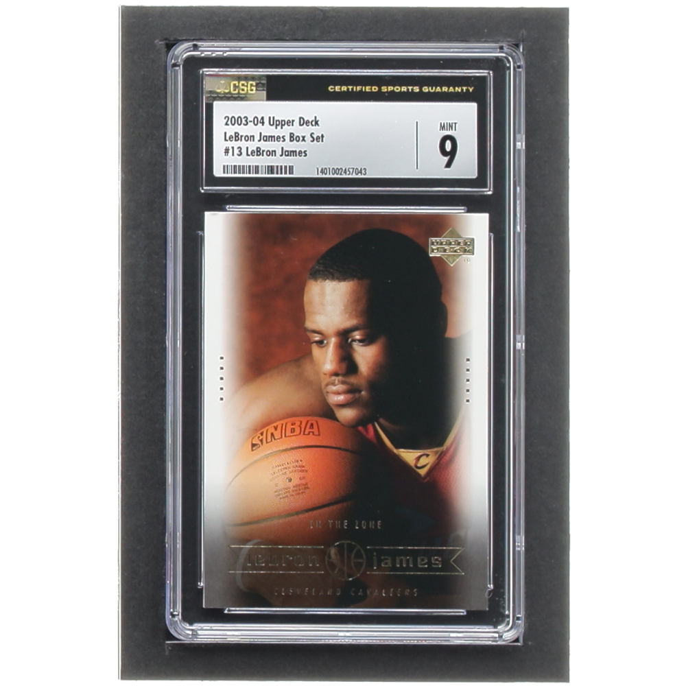 LeBron James 2003 Upper Deck LeBron James Box Set #13 / In the Zone ...