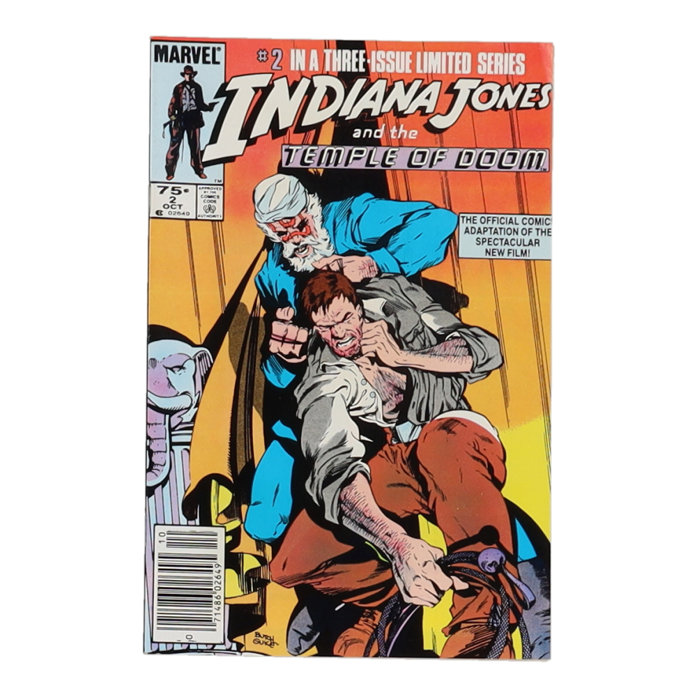 1984 "Indiana Jones & The Temple of Doom" Issue #2 Marvel Comic Book ...
