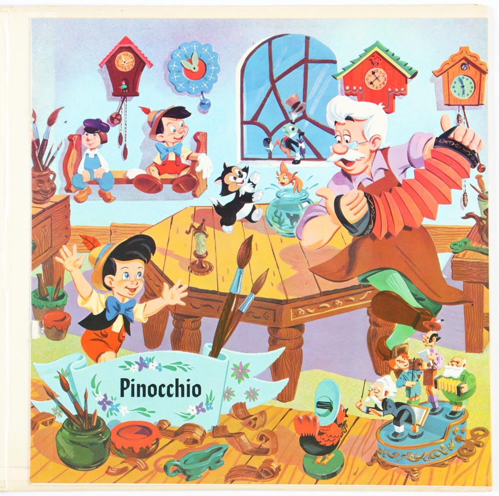 Vintage 1960 Walt Disney's "Pinocchio" Vinyl Record Album | Pristine ...