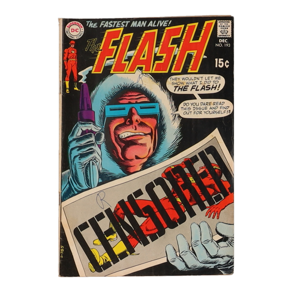 1969 "The Flash" Issue #193 DC Comic Book | Pristine Auction