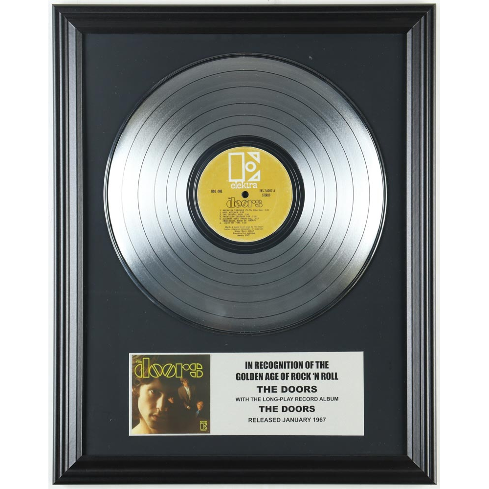 The Doors Custom Framed Platinum Vinyl Record Album Display | Pristine ...