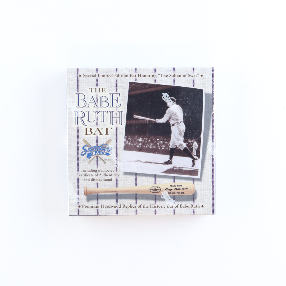 Babe Ruth LE 1995 Genuine Scale Miniature Replica Louisville Slugger ...