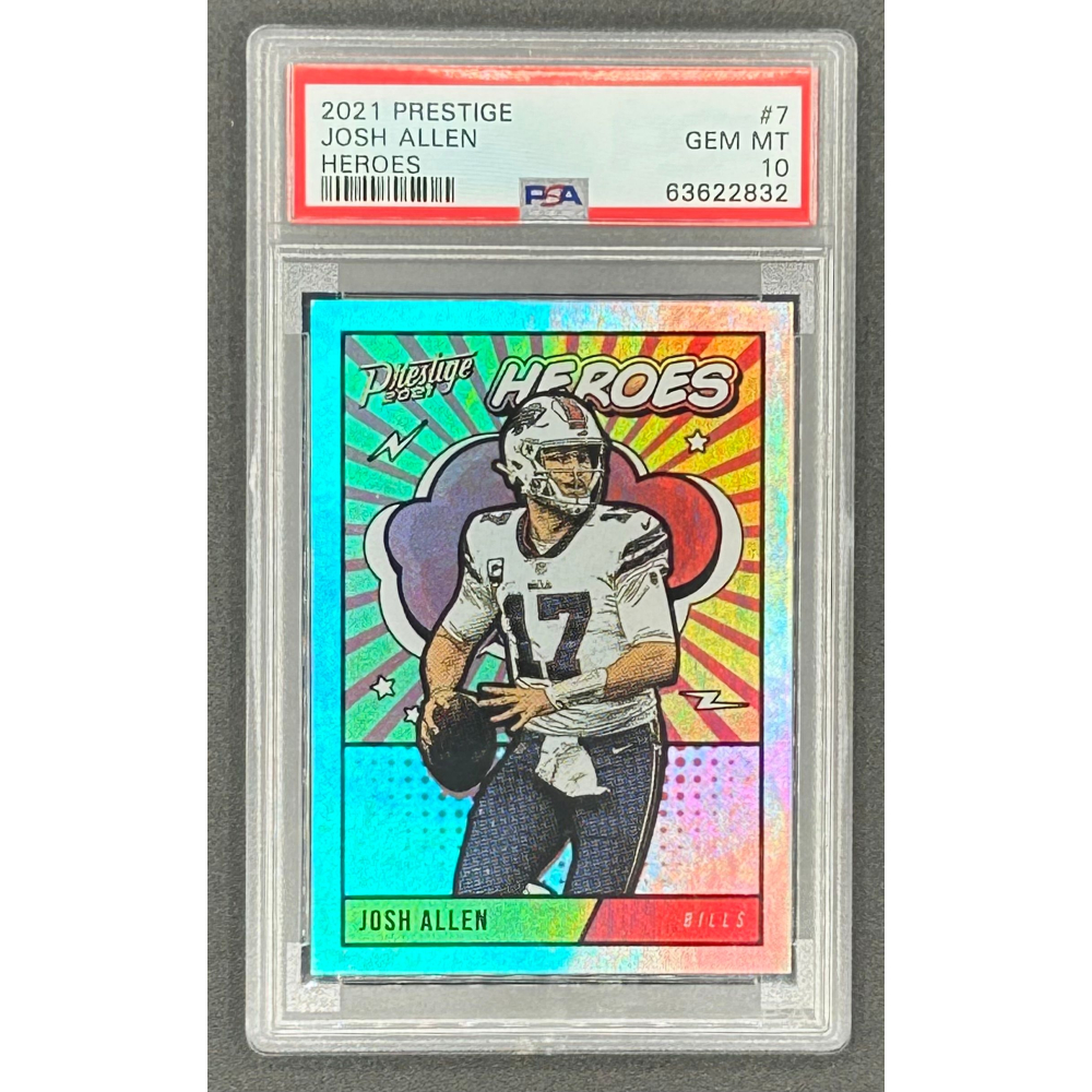 Josh Allen 2021 Prestige Heroes #7 (PSA 10) | Pristine Auction