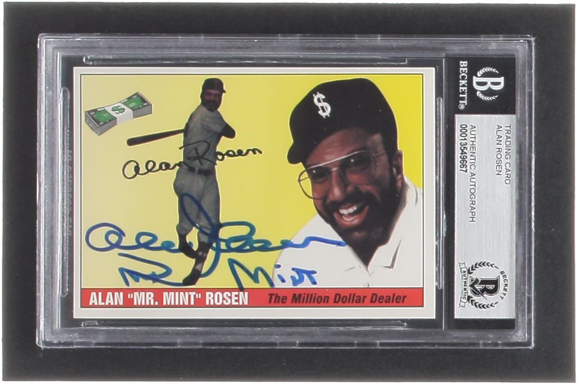 Alan "Mr. Mint" Rosen Signed Trading Card (BGS) | Pristine Auction