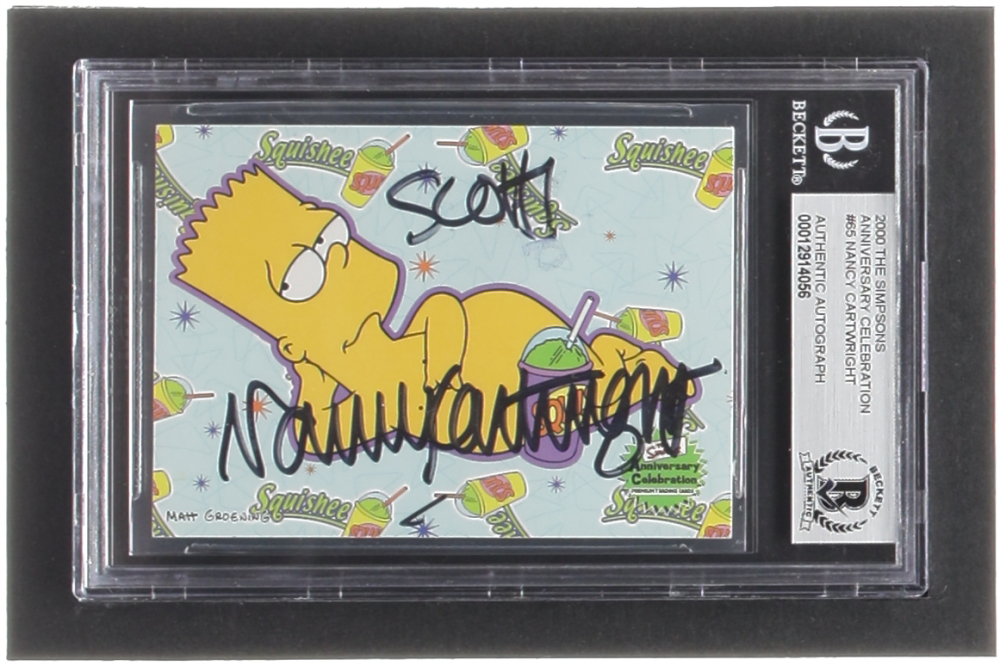 Nancy Cartwright Signed Bart Demure 2000 The Simpsons Anniversary ...