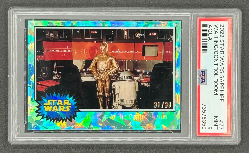 Waiting in the Control Room 2022 Topps Chrome Sapphire Edition Star ...