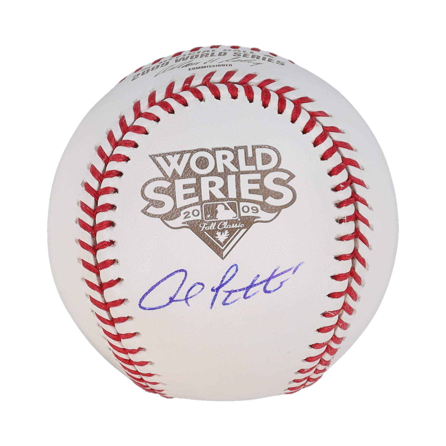 Andy Pettitte Signed 2009 World Series Baseball (Beckett) | Pristine ...