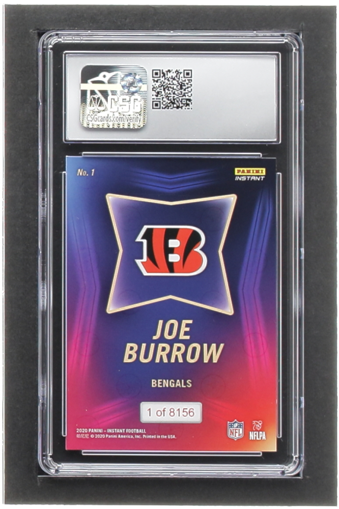 Joe Burrow 2020 Panini Instant Draft Night #1 RC (CSG 9) | Pristine Auction
