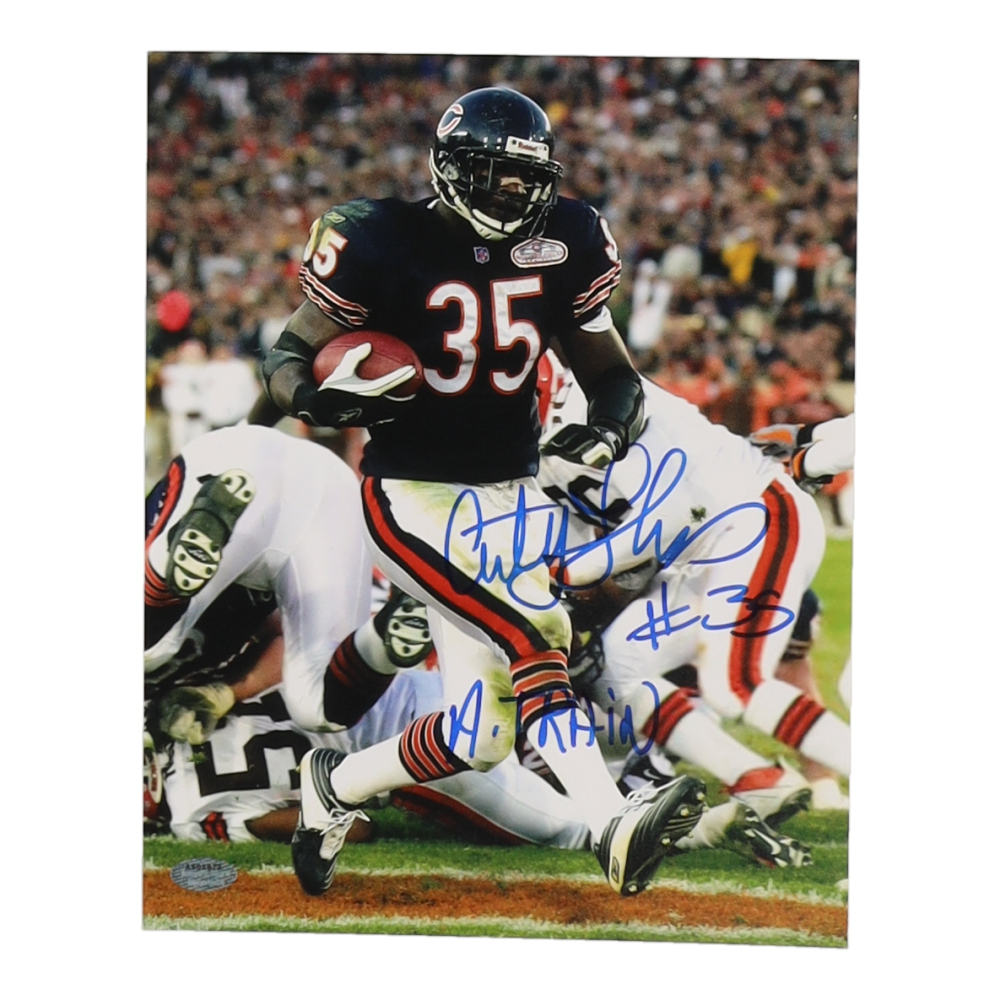 Anthony Thomas Signed Bears 8x10 Photo Inscribed "A-Train" (Schwartz ...