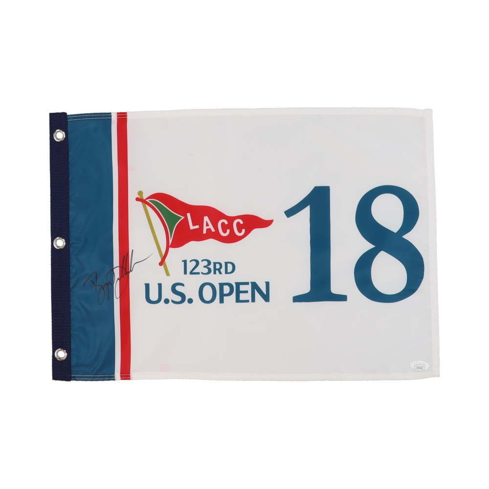 Bryson DeChambeau Signed 123rd US Open Pin Flag (JSA) | Pristine Auction