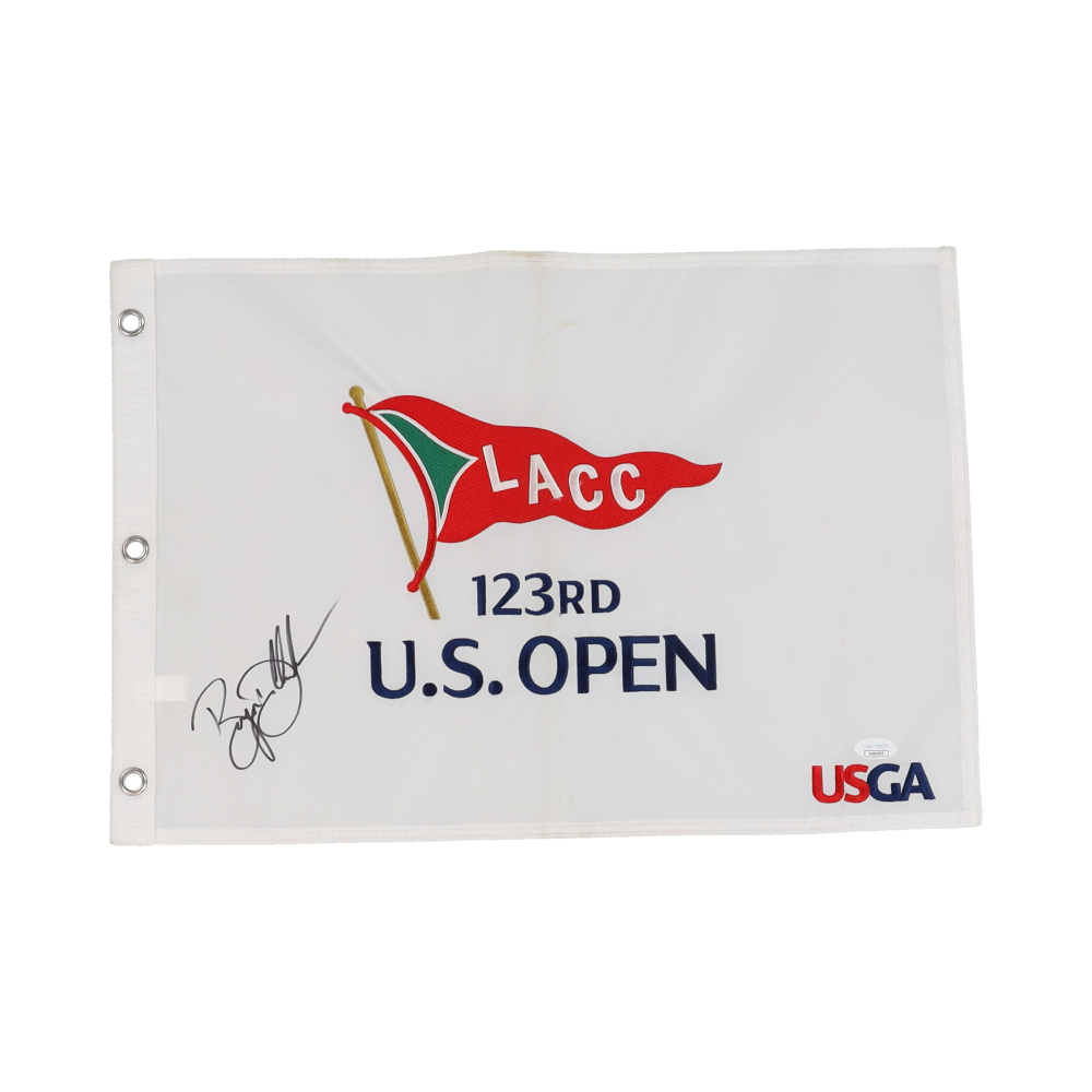Bryson DeChambeau Signed 123rd US Open Pin Flag (JSA) | Pristine Auction