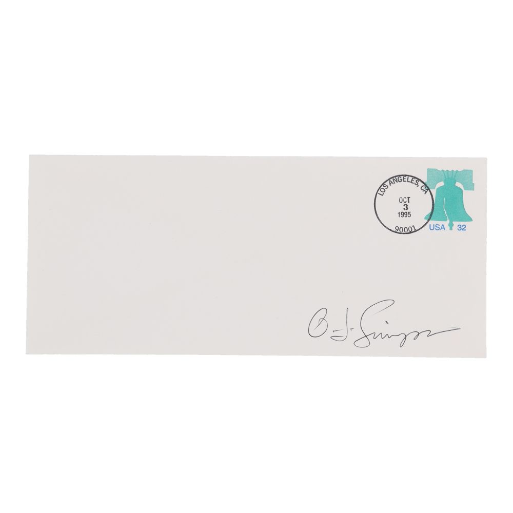 O. J. Simpson Signed Envelope (Beckett) | Pristine Auction