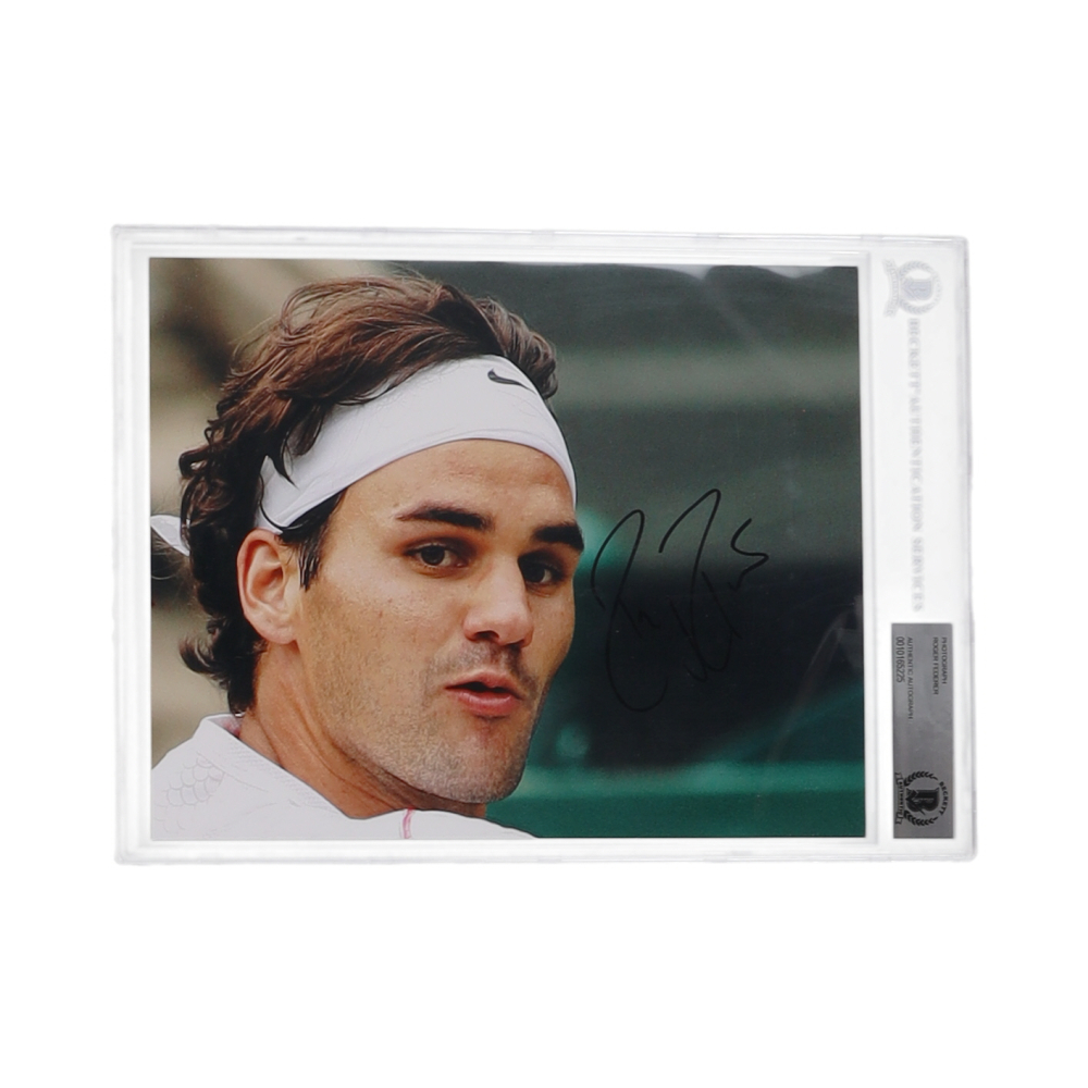 Roger Federer Signed 8x10 Photo (BAS) | Pristine Auction