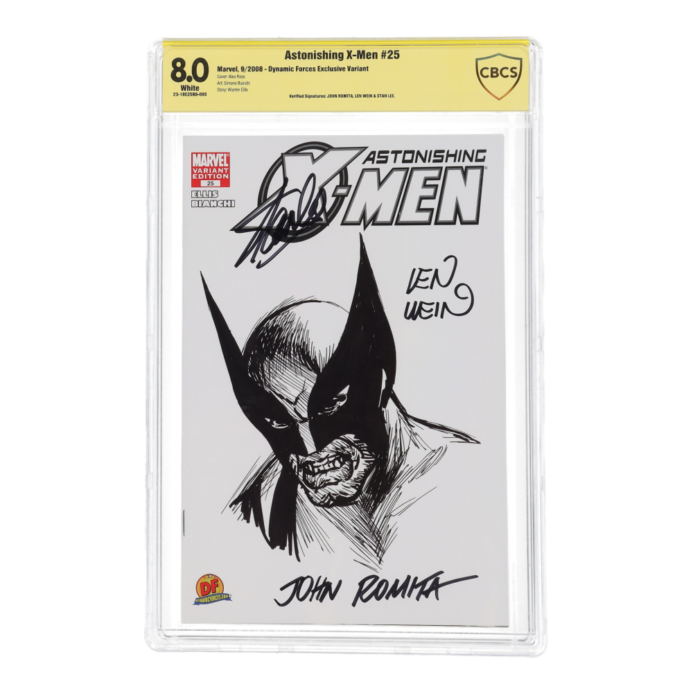 John Romita, Len Wein & Stan Lee Signed 2008 "Astonishing X-Men" Issue ...