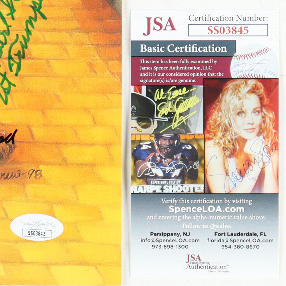 Jerry Maren, Karl Slover & Mickey Carroll Signed "Wizard of Oz" 11x14 ...