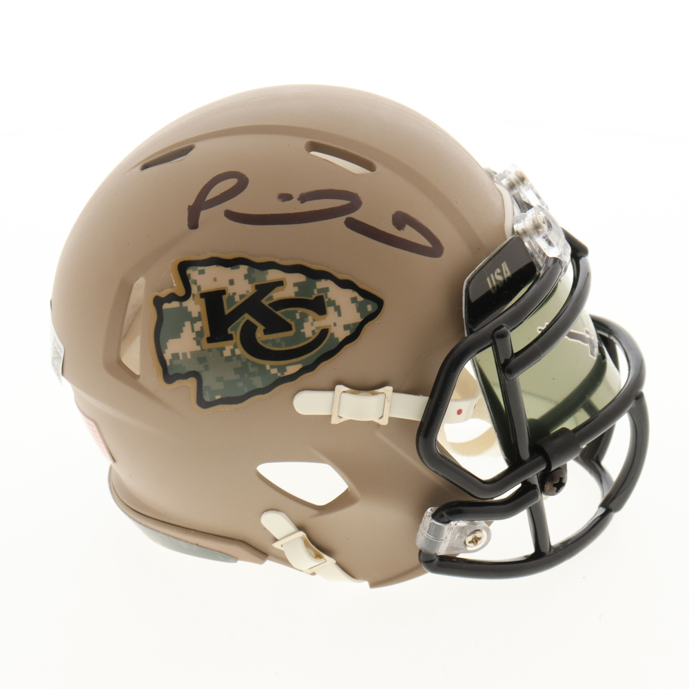 Patrick Mahomes Signed Chiefs AMP Alternate Speed Mini Helmet With ...