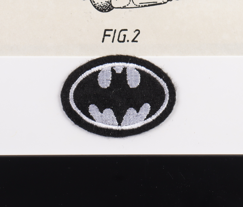 1990 "Batman" Batmobile Custom Framed U.S. Patent Blueprint with Batman ...