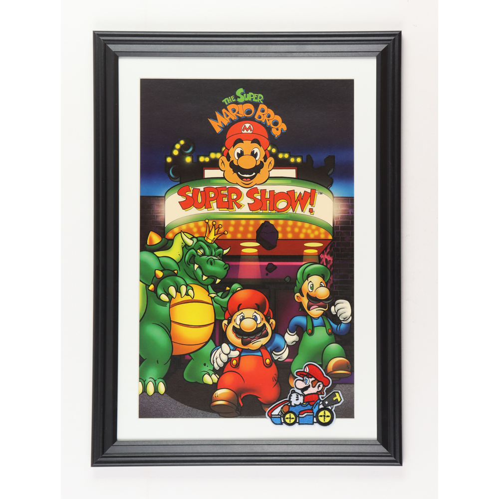 1989 "The Super Mario Bros Super Show!" Custom Framed Print with Mario ...
