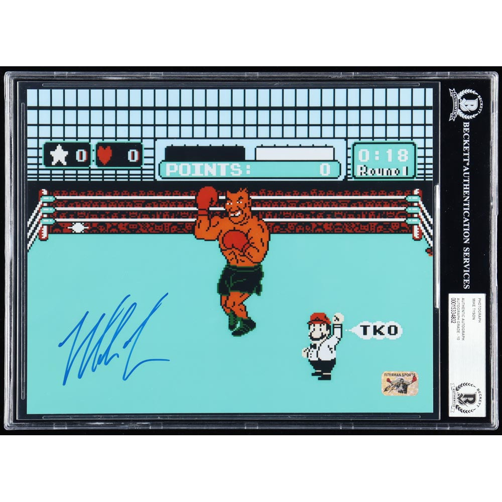 Mike Tyson Signed 8x10 Photo (BGS 10 & Tyson) | Pristine Auction