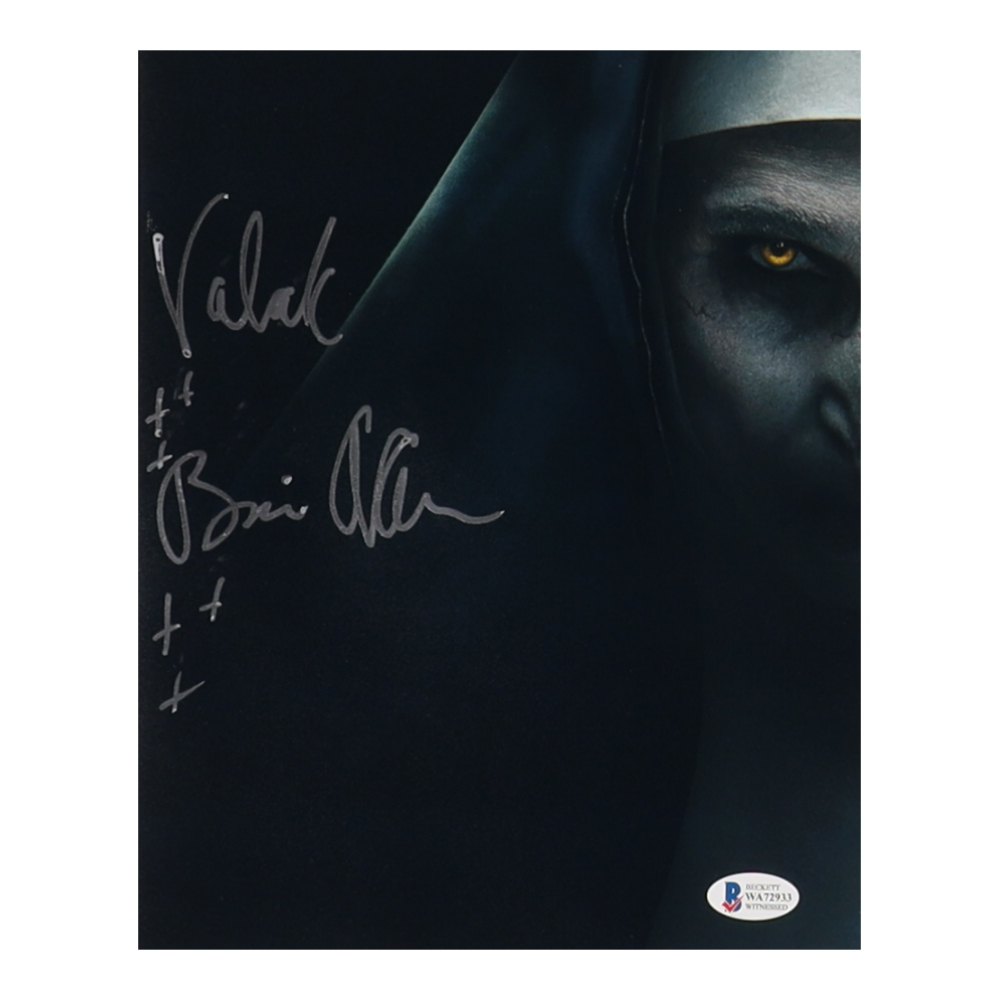 Bonnie Aarons Signed "The Nun" 8x10 Photo Inscribed "Valak" (Beckett ...