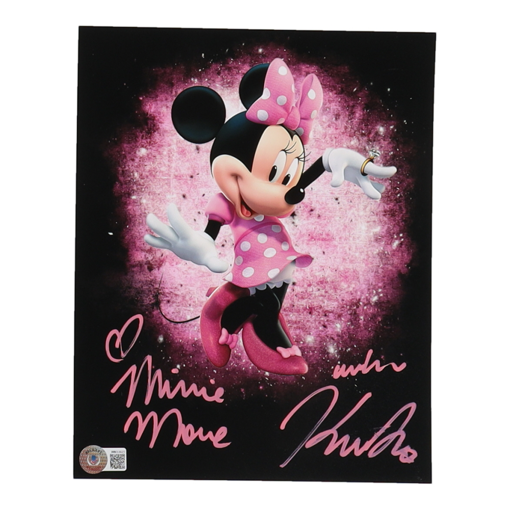Kaitlyn Robrock Signed "Minnie Mouse" 8x10 Photo Inscribed "Minnie ...