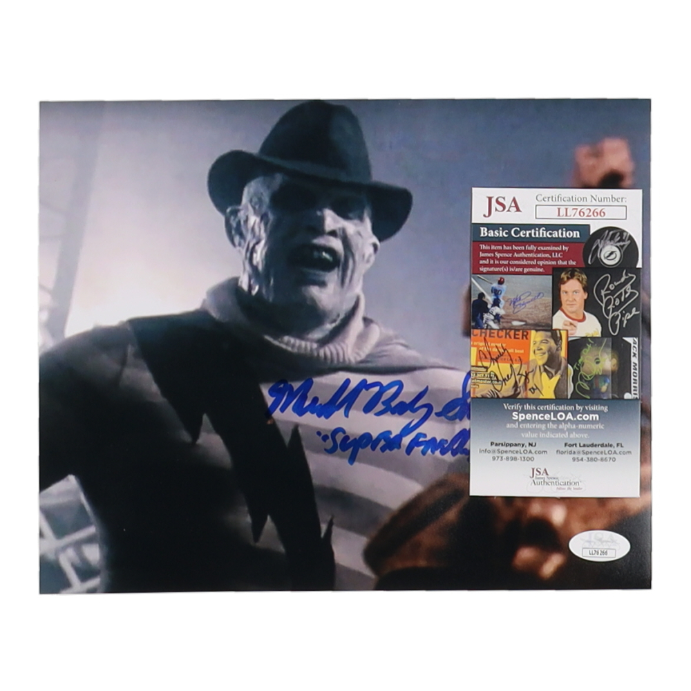 Michael Bailey Smith Signed "A Nightmare on Elm Street" 8x10 Photo ...