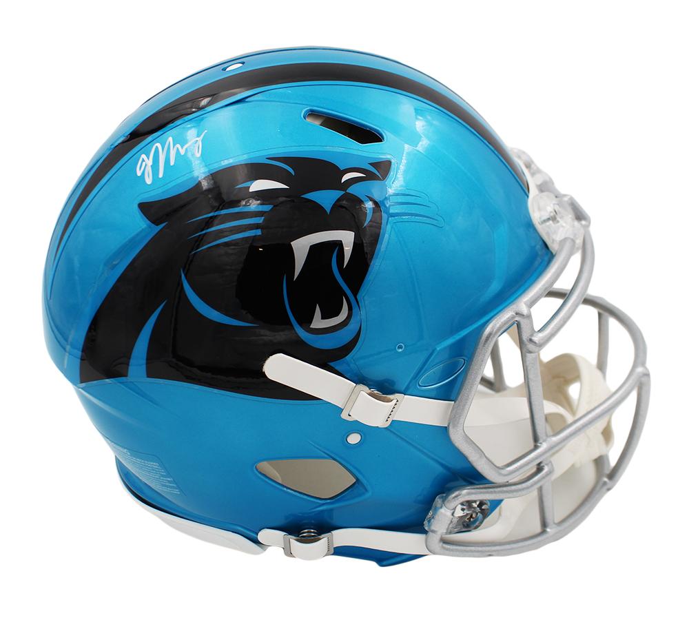 Jonathan Mingo Signed Panthers Full-Size Authentic On-Field Flash ...