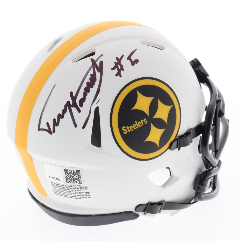 Terry Hanratty Signed Steelers Lunar Eclipse Alternate Speed Mini ...