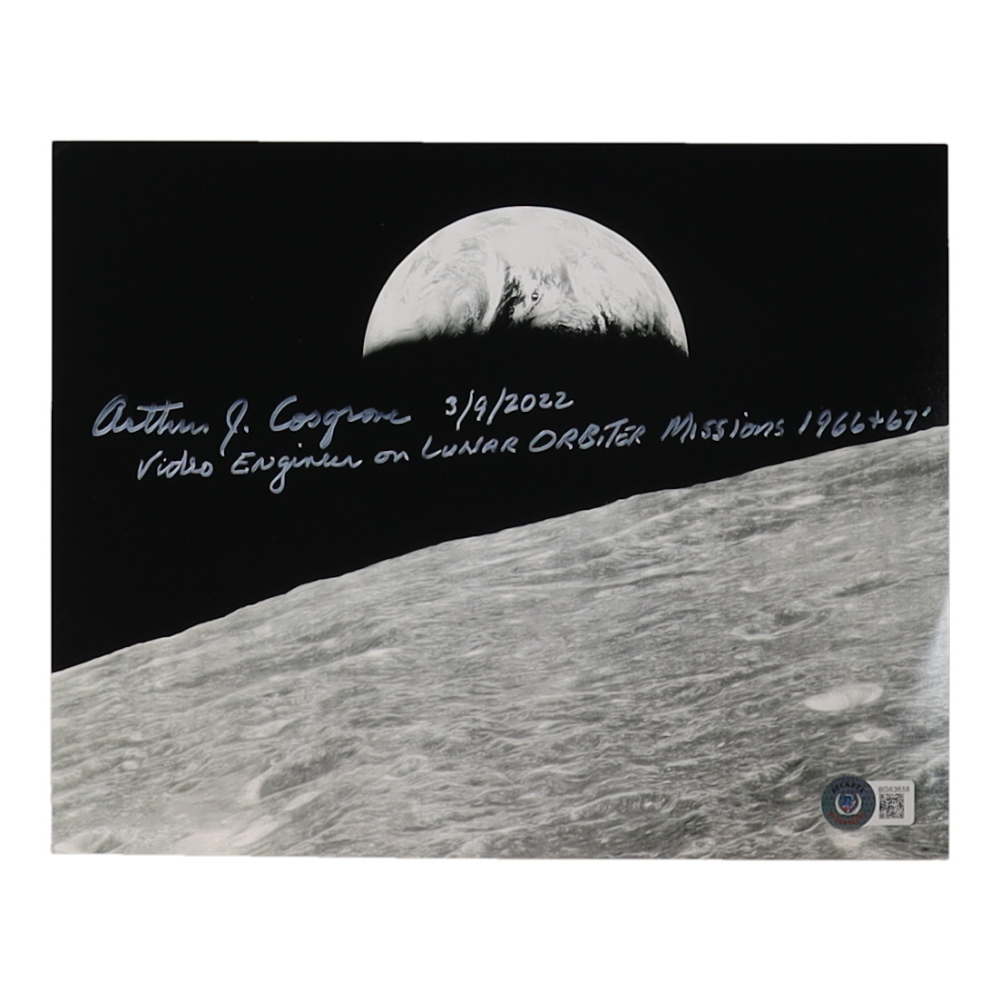 Arthur Cosgrove Signed NASA 8x10 Photo with Extensive Inscription ...