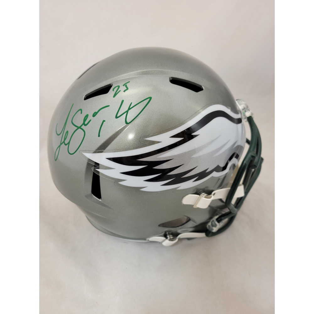 LeSean McCoy Signed Philadelphia Eagles Full Size Flash Speed Helmet ...