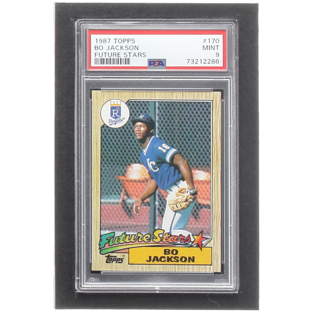 Bo Jackson 1987 Topps #170 RC (PSA 9) | Pristine Auction