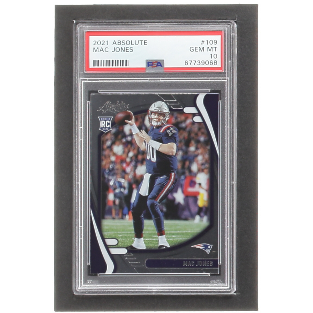 Mac Jones 2021 Absolute #109 RC (PSA 10) | Pristine Auction