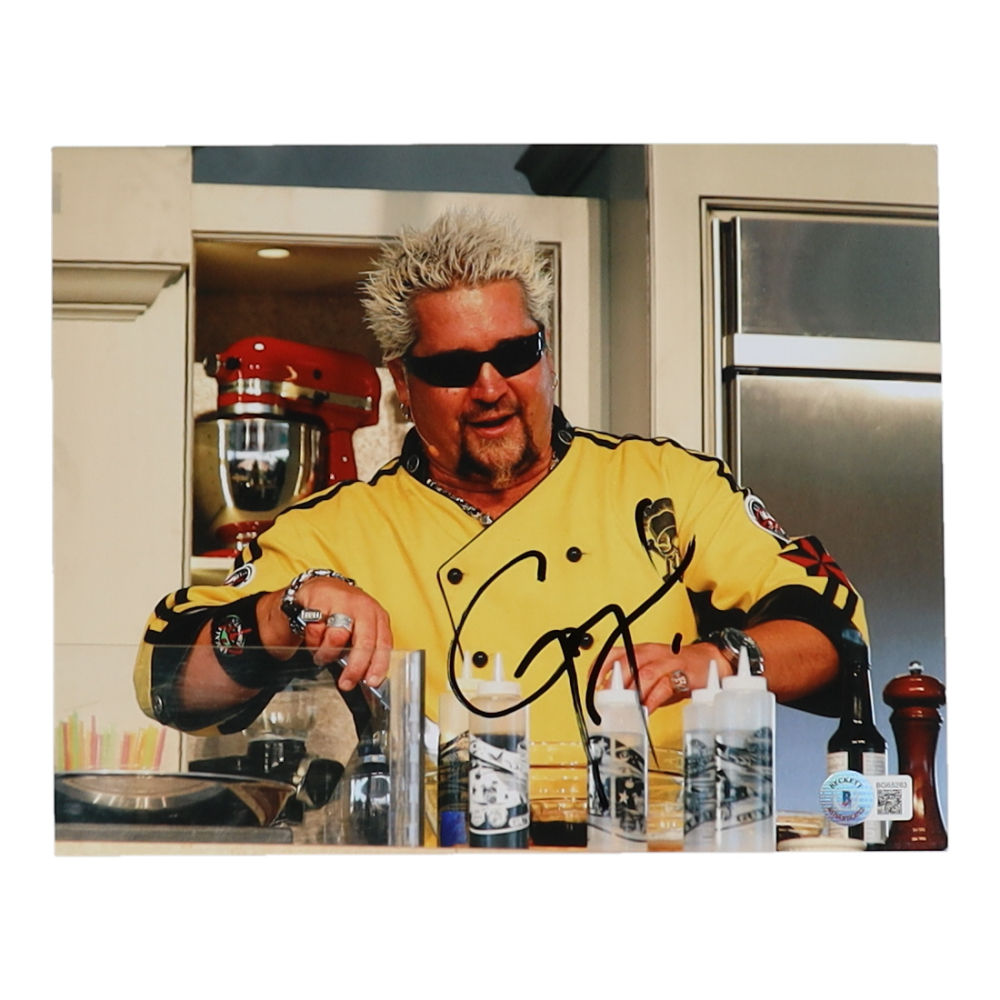 Guy Fieri Signed 8x10 Photo (Beckett) | Pristine Auction