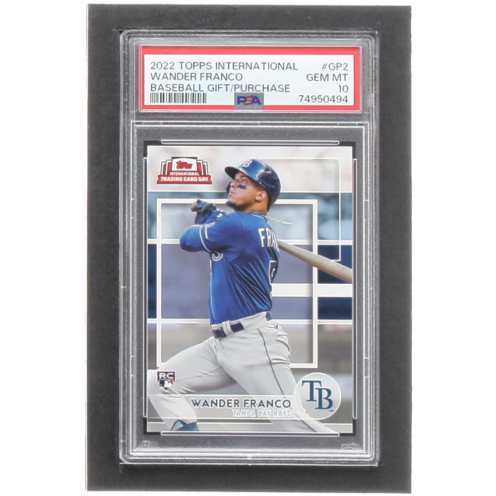 Wander Franco 2022 Topps International Trading Card Day Bonus #GP2 (PSA ...